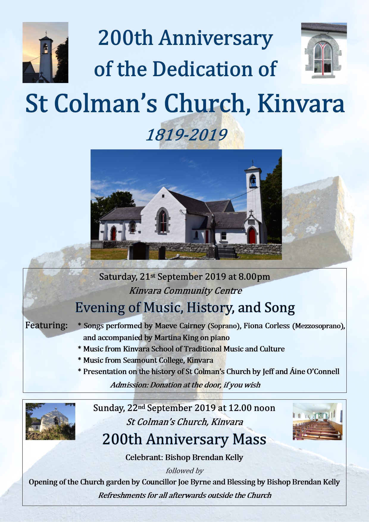 Celebrations of the 200th Anniversary of the Dedication of St Colman’s ...